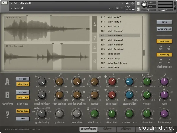 音效采样设计音色-SzcZ Rekombinator III Kontakt - Cloudmidi.net